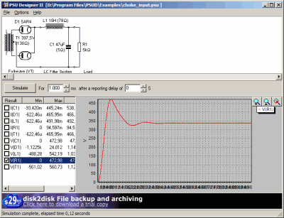 PSU Designer 2.0.1 - Simulatie - Downloads - Circuits Online